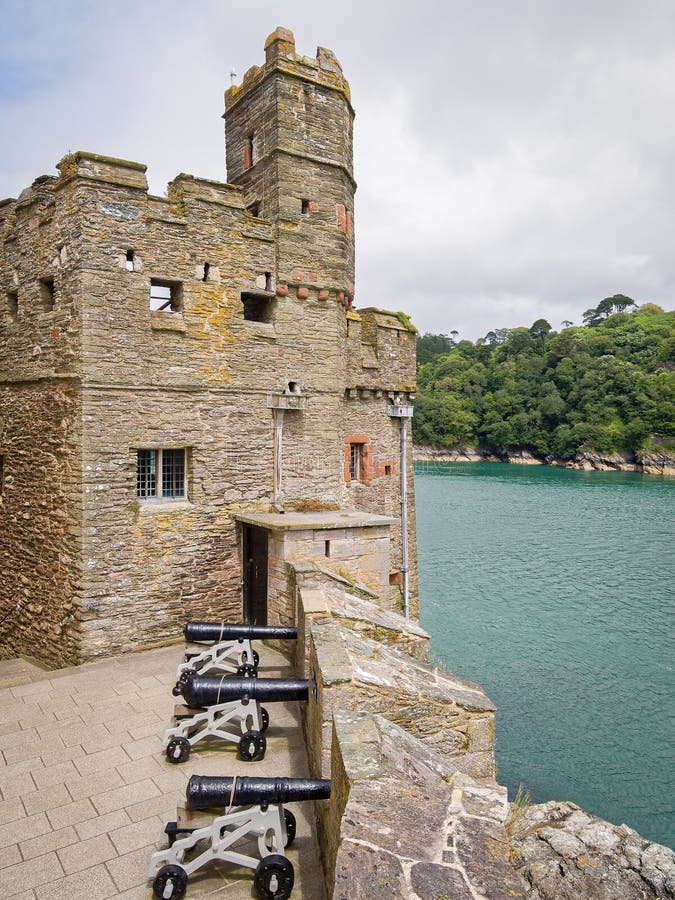 Dartmouth Castle Devon England Stock Photo - Image of cannon, england ...