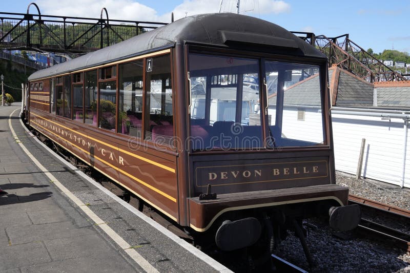 Pullman Devon Belle Observation Car on the Dartmouth Steam Railway ...