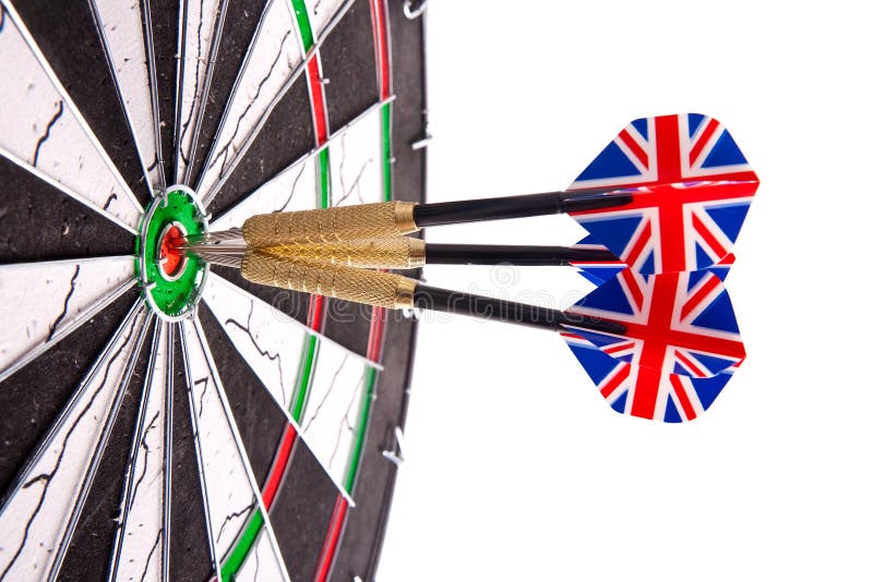 Darts in aim stock photo. Image of center, english, sport - 16433122