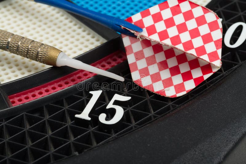Darts board with a dart stock photo. Image of recreation - 68937372