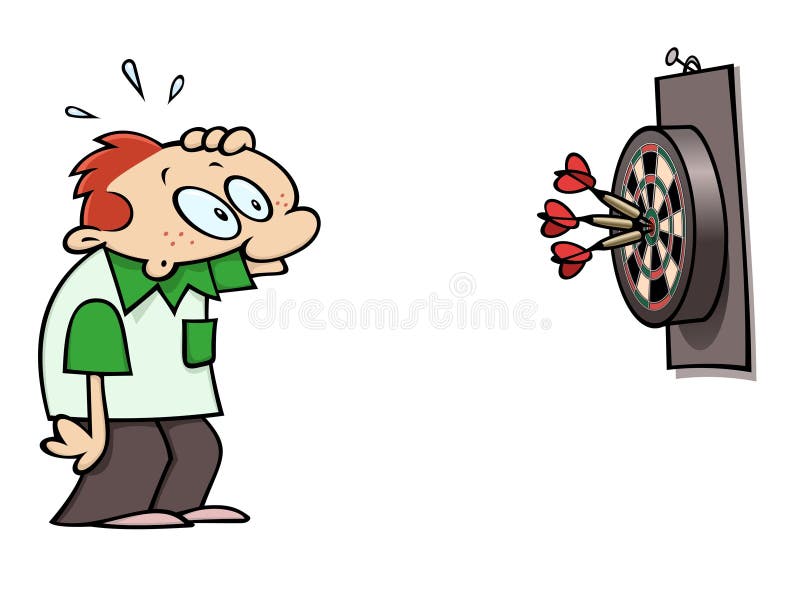 Playing Dart Clipart Images