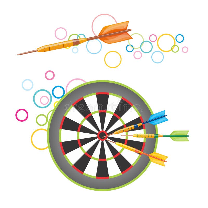 Flying Darts Stock Illustrations – 180 Flying Darts Stock Illustrations ...