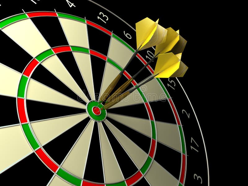 Darts game stock illustration. Illustration of circle - 14586000