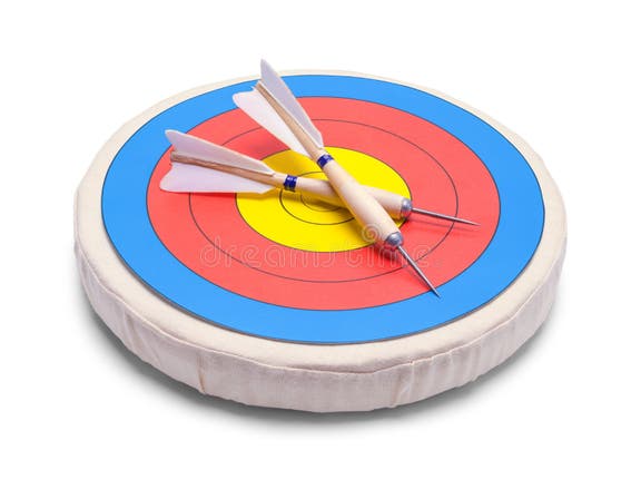 Darts Laying on Target stock photo. Image of dart, arrow - 181203200