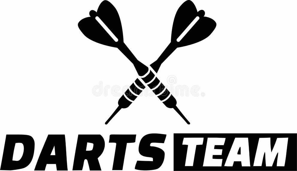 Darts Team stock vector. Illustration of vector, archery - 85848563