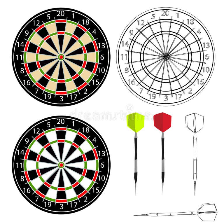 Darts Tournament Vector Stock Illustrations – 697 Darts Tournament ...