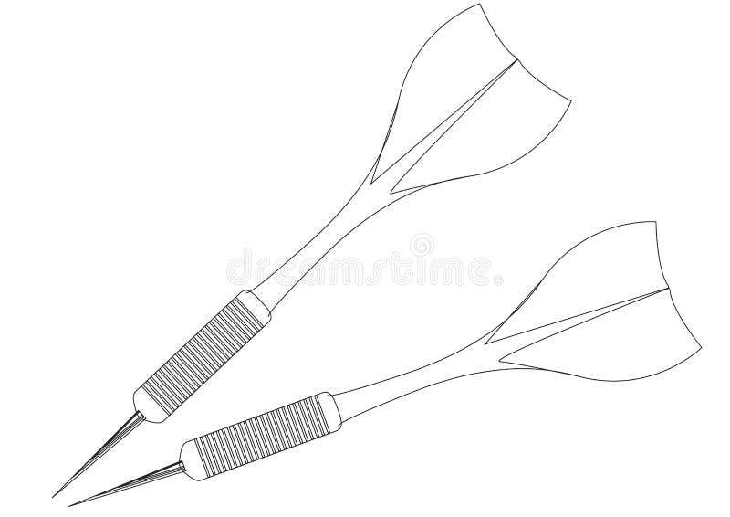 Darts vector stock vector. Illustration of precision - 36016859
