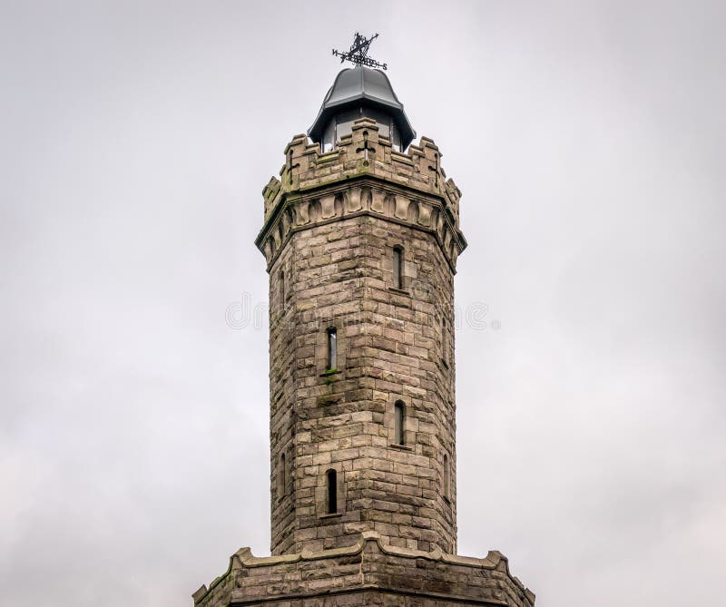 Darwen Tower stock image. Image of side, darwen, tower - 162290315
