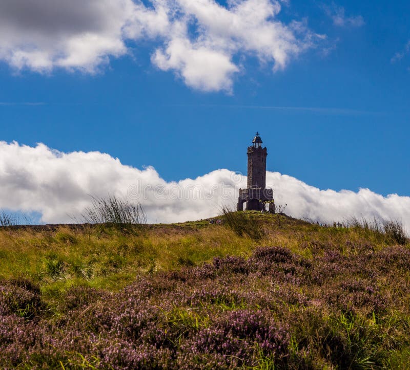 Darwen tower stock photo. Image of meadow, grass, tower - 77320612
