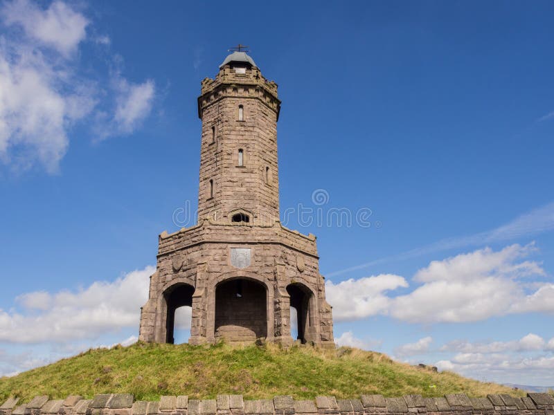 Darwen tower stock photo. Image of steeple, hillside - 77320618