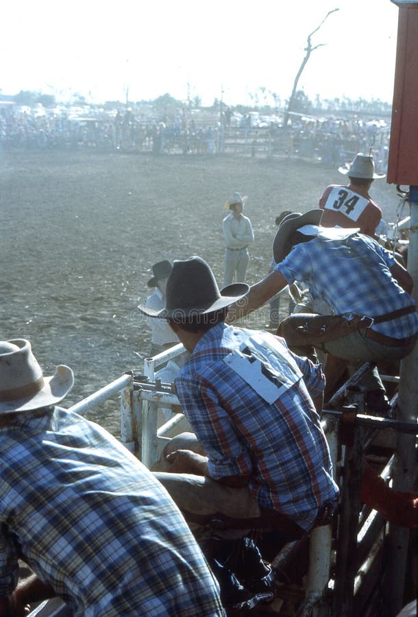 1976 Darwin, N T Australia Rodeo Foto de archivo editorial - Imagen de ...