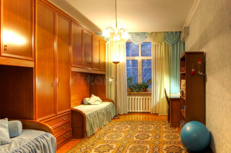 Das Bild Einer Bewohnten Multiroom Wohnung Stockfoto - Bild von wohnung ...