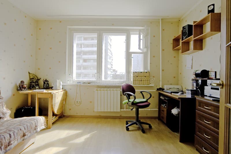 Das Bild Einer Bewohnten Multiroom Wohnung Stockfoto - Bild von möbel ...