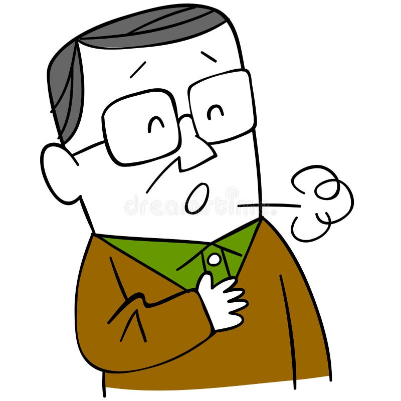 Das Bild Von a-Mann Glaubt Entlastet Vektor Abbildung - Illustration ...