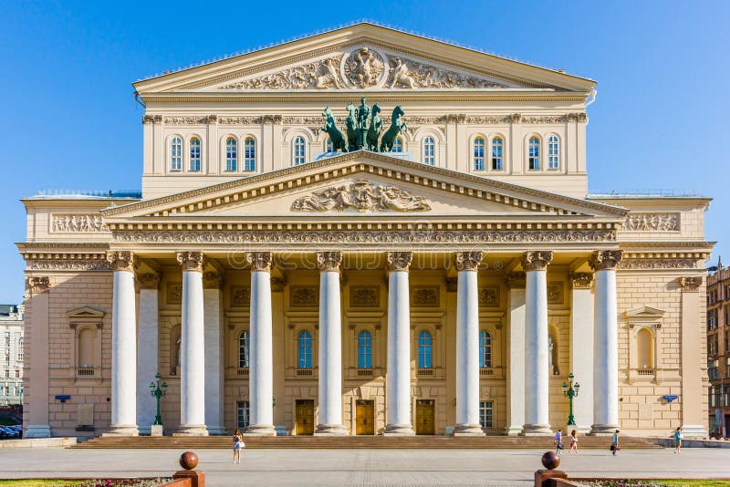 Das Bolshoi-Theater stockfoto. Bild von erbe, berufe - 41334260