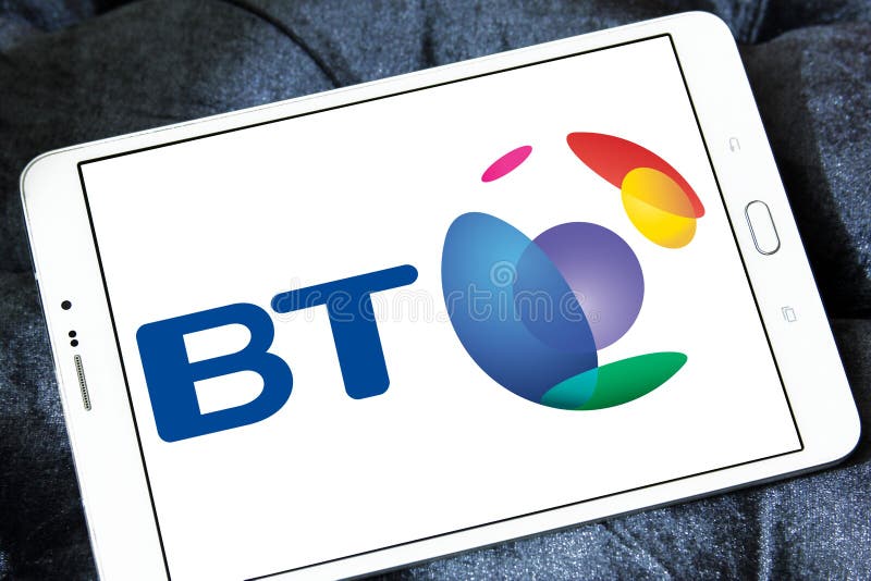 Das British Telecom Logo redaktionelles foto. Bild von firma - 95976851