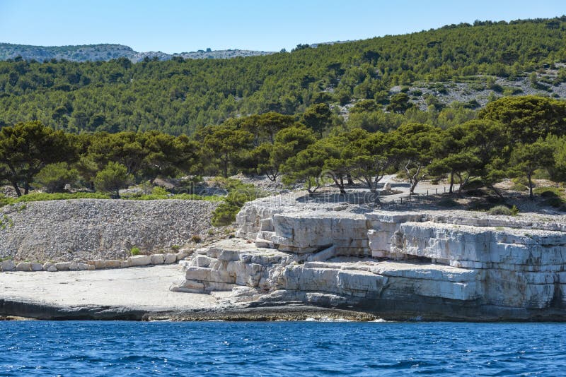 Das Calanques Des Cassis, Frankreich Stockbild - Bild von insel ...
