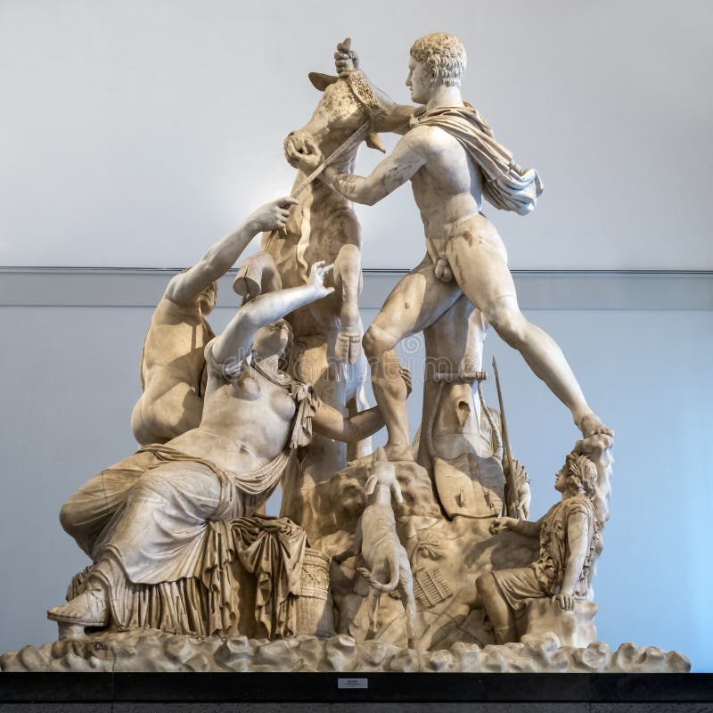 Das Farnese Stier redaktionelles stockfotografie. Bild von römisch ...