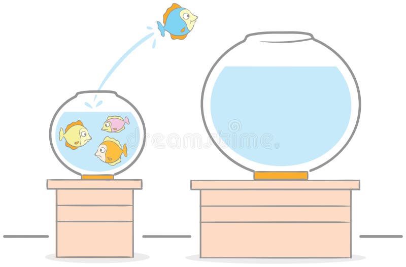 Das Fisch-Springen vektor abbildung. Illustration von zeile - 70080652