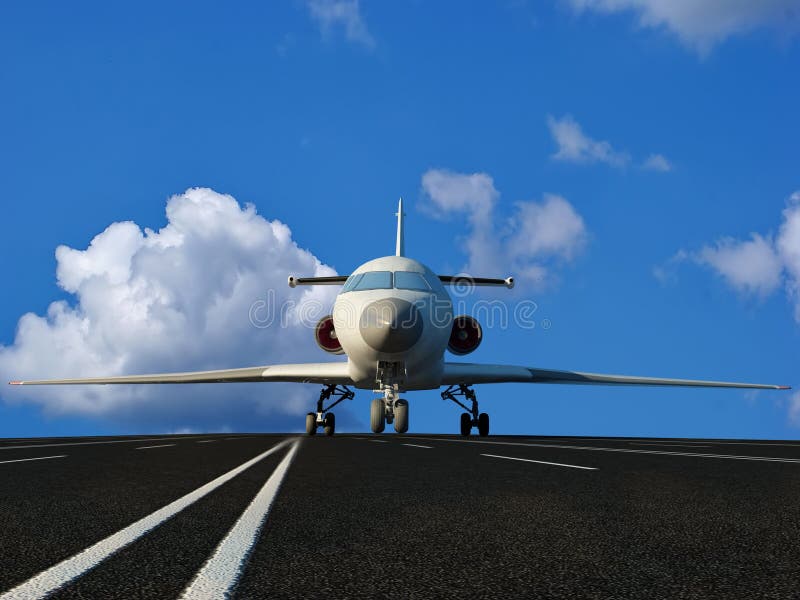 Das Flugzeug stock abbildung. Illustration von luftfahrt - 17026868