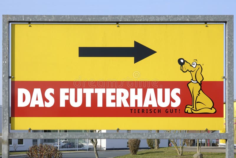 DAS FUTTERHAUS logo zdjęcie editorial. Obraz złożonej z logo - 120804141