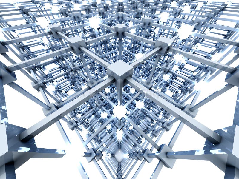 Das Gitter stock abbildung. Illustration von netz, digital - 72746185