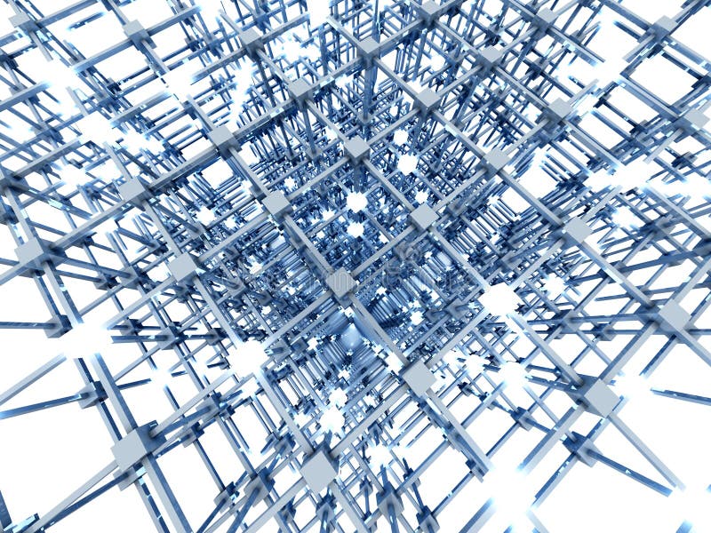 Das Gitter stock abbildung. Illustration von netz, digital - 72746185