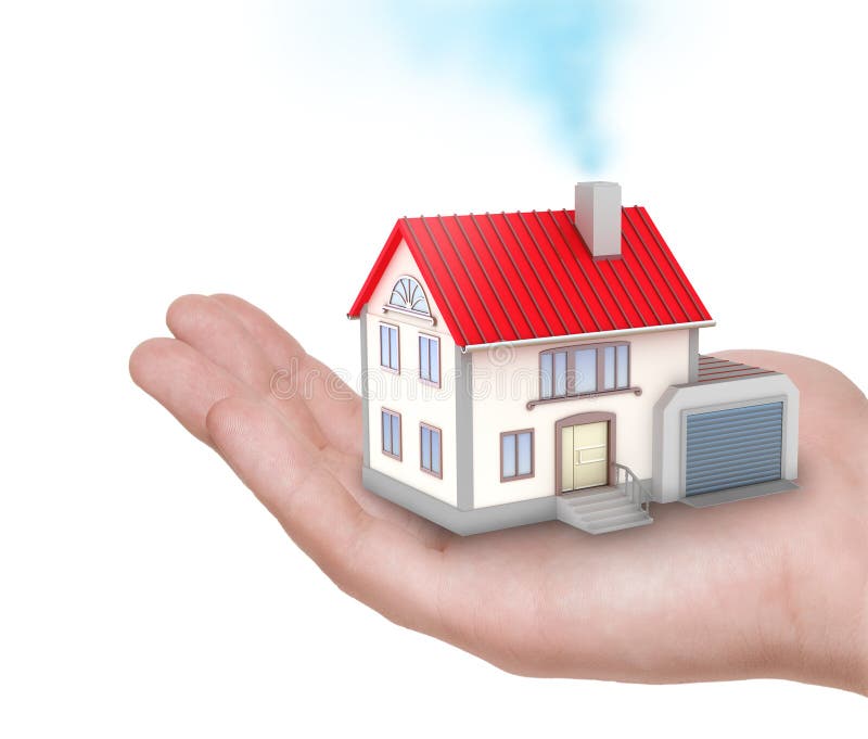 Haus In Der Hand Bild. Bild: 7860368