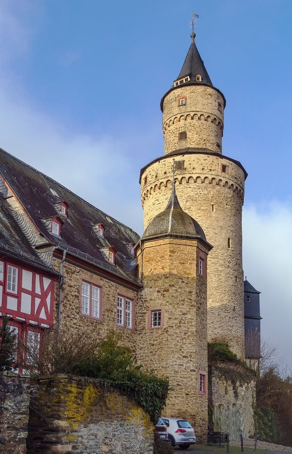 Das Hexenturm (der Turm Der Hexen), Idstein, Deutschland Stockbild ...