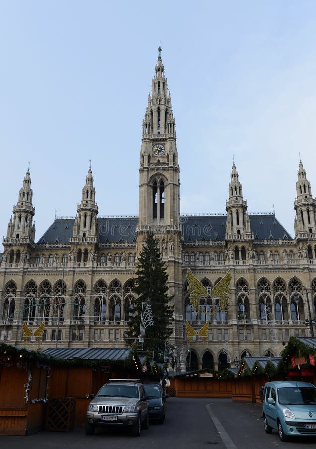 Das Historische Wien-Rathaus Redaktionelles Bild - Bild von architektur ...