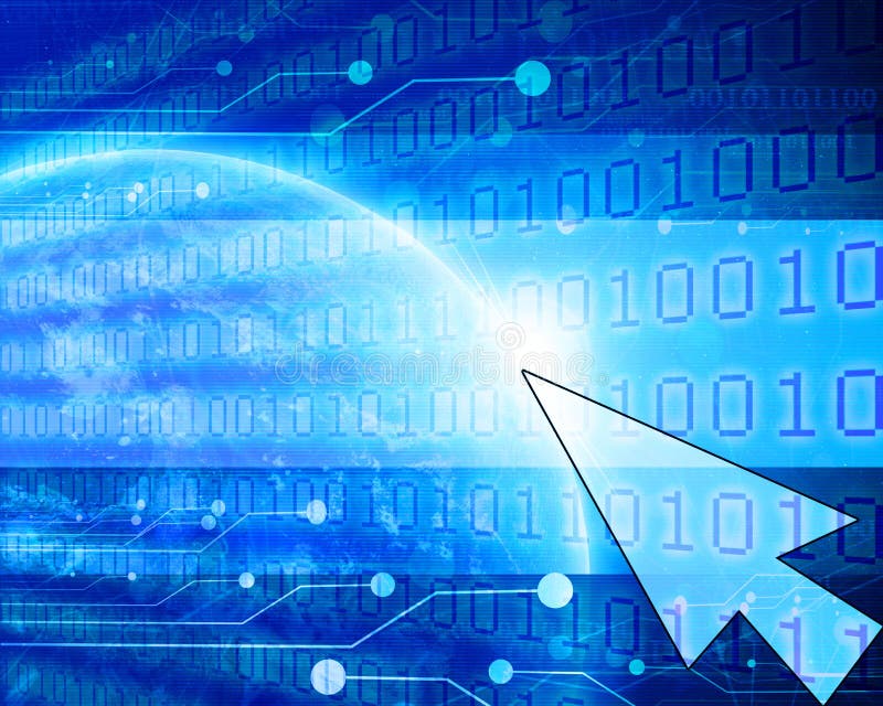 Das Internet stock abbildung. Illustration von technologie - 5469201