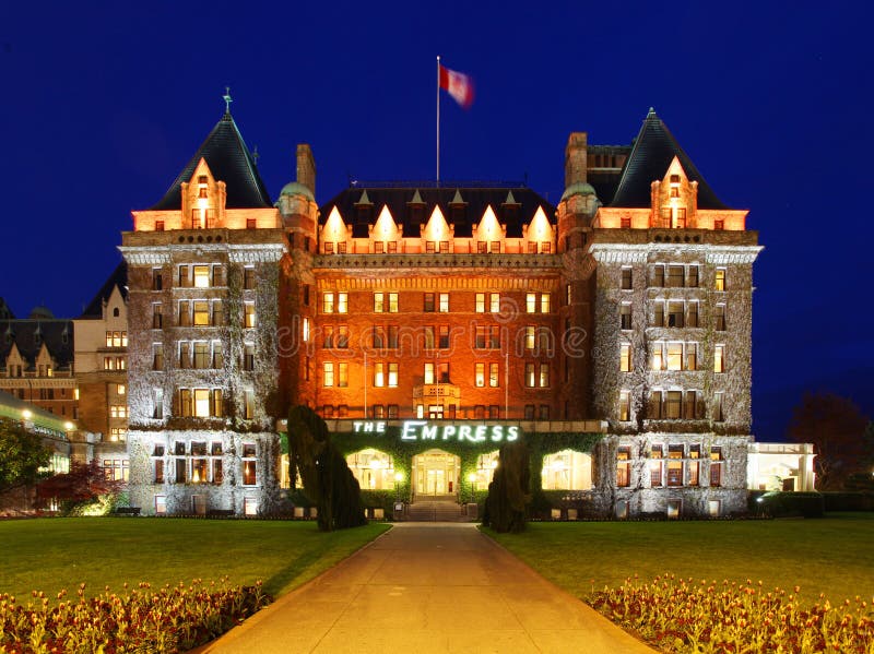 Fairmont Kaiserin-Hotel Victoria Kanada Redaktionelles Bild - Bild von ...