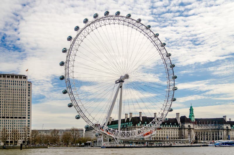 Das London-Augen-panoramische Rad Redaktionelles Foto - Bild von ...