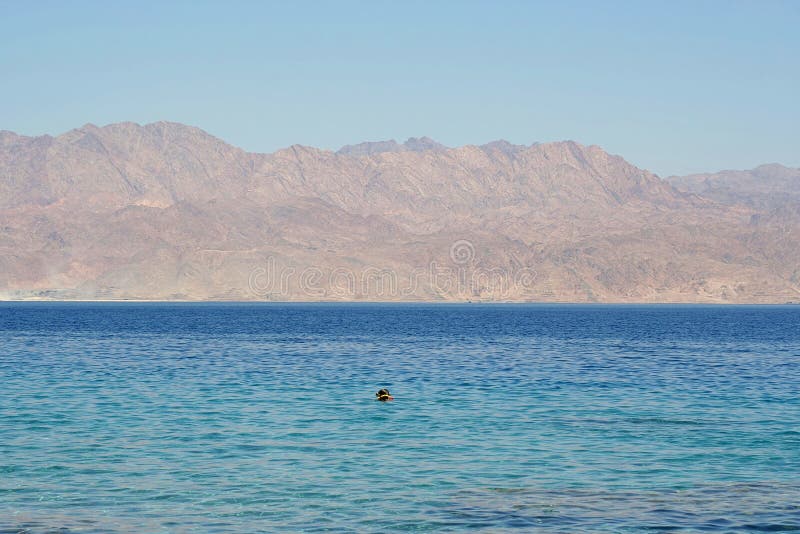 Das Rote Meer stockfoto. Bild von ozeanufer, strand, jordanien - 1150382