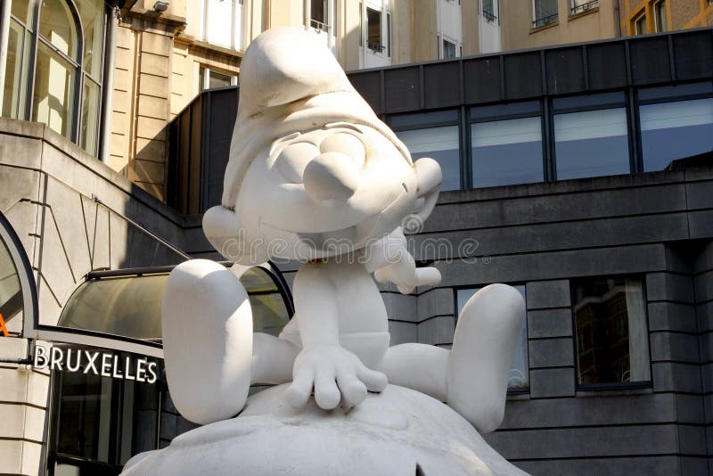 Das Smurfs-Museum redaktionelles stockfoto. Bild von fernsehen - 49675903
