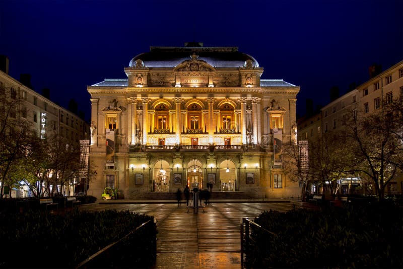 Das Theater-DES Celestins in Lyon, Frankreich Redaktionelles Bild ...