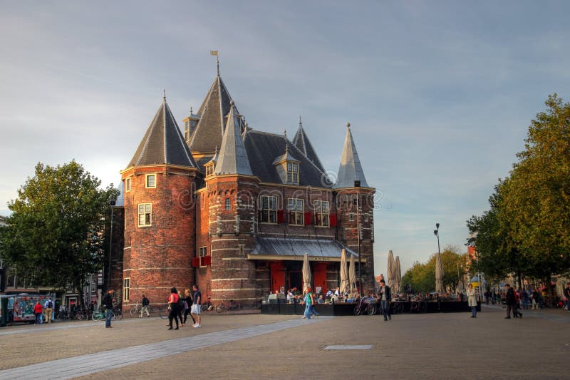 Das Waag, Amsterdam, Die Niederlande Redaktionelles Bild - Bild von ...