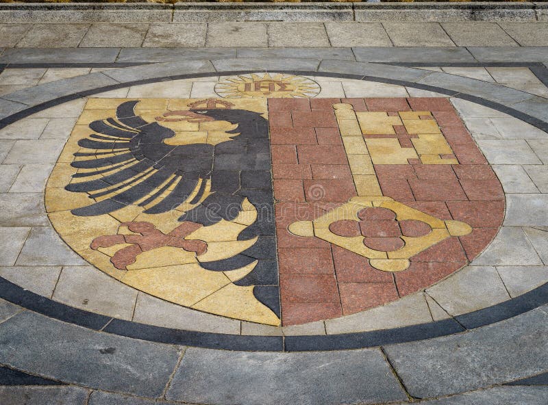 Genf-Wappen stockfoto. Bild von markierungsfahne, schweizer - 21060478