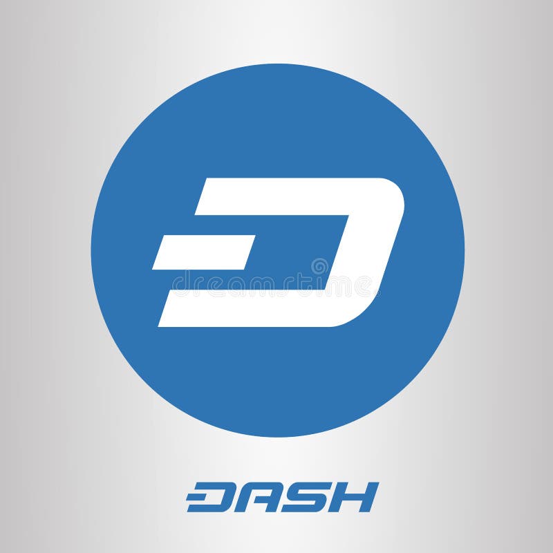 Dash Blockchain Cripto Currency Vector Logo Editorial Photo ...