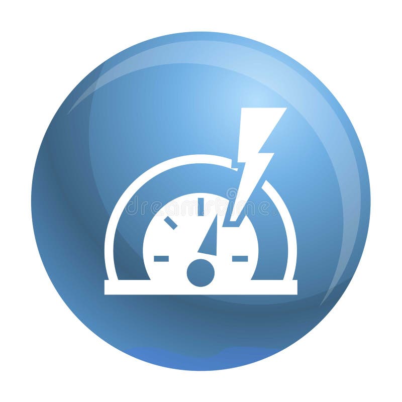 Dash Board Energy Icon, Simple Style Stock Vector - Illustration of ...