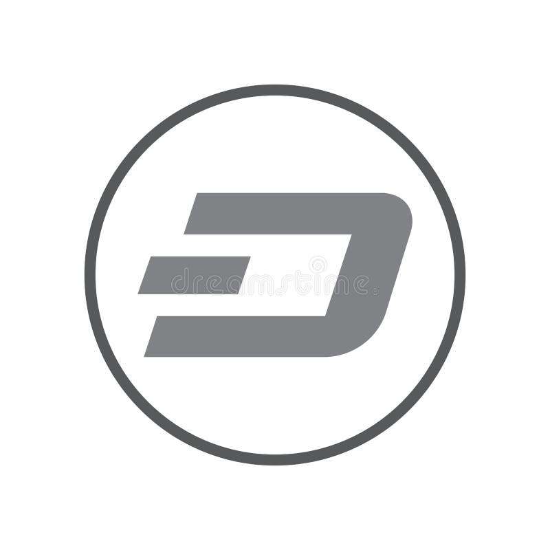 Dash Coin Icon. Criptocurrency Vector Design Illustration Stock Vector ...