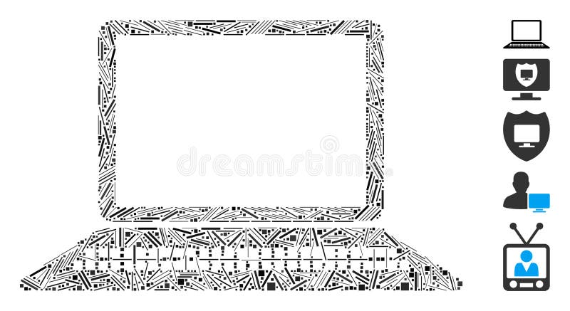 Dash Collage Computer Icon stock illustration. Illustration of dash ...