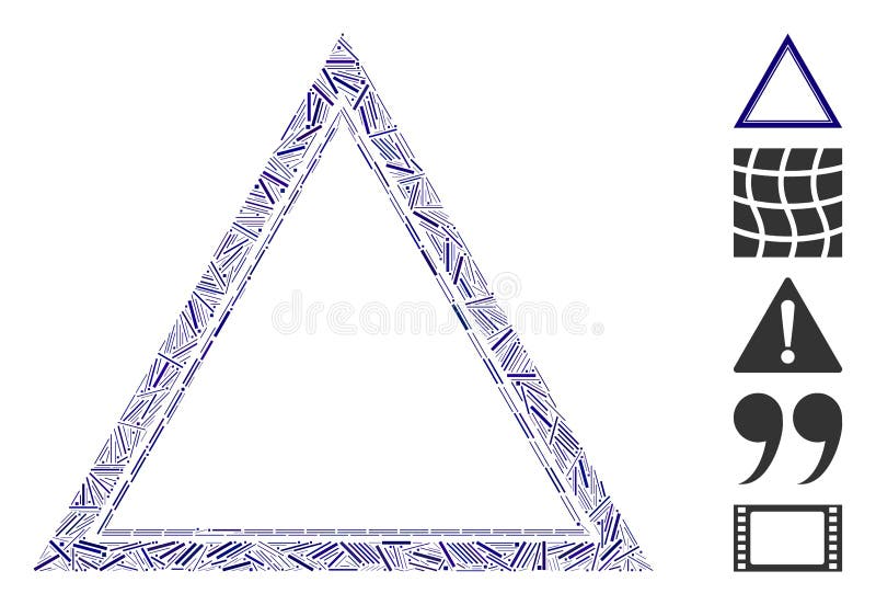 3D Double Triangle Logo stock vector. Illustration of beautiful - 29106203