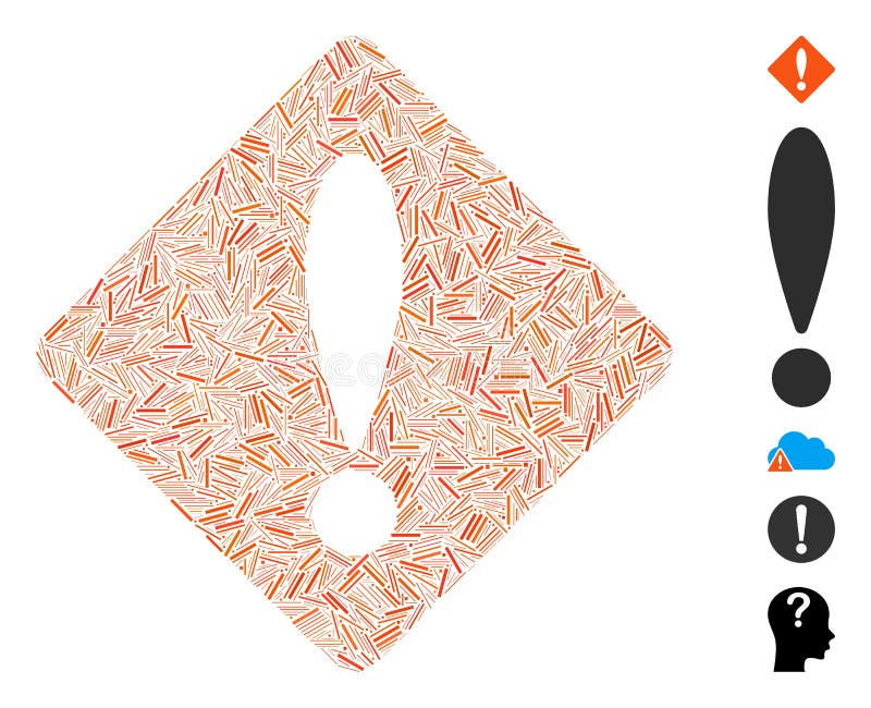 Dash Collage Error Icon stock illustration. Illustration of mark ...