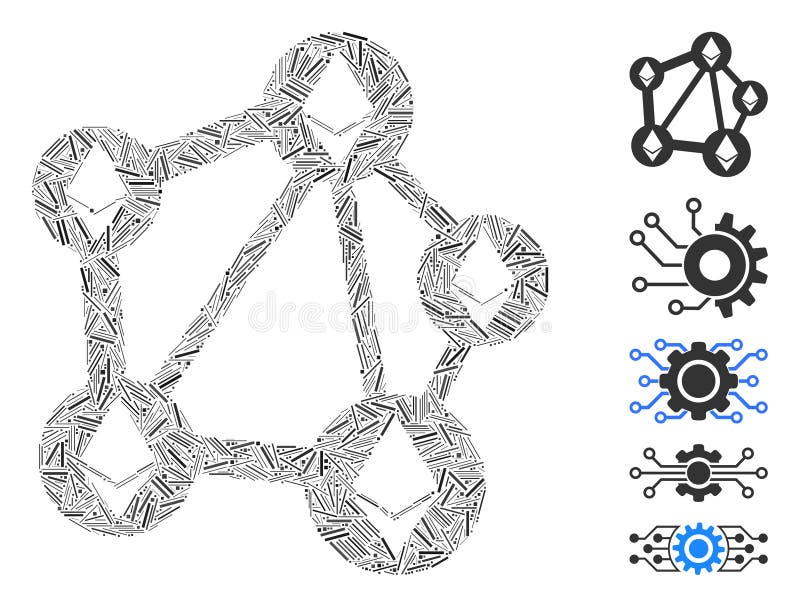 Dash Collage Ethereum Network Icon Stock Illustration - Illustration of ...