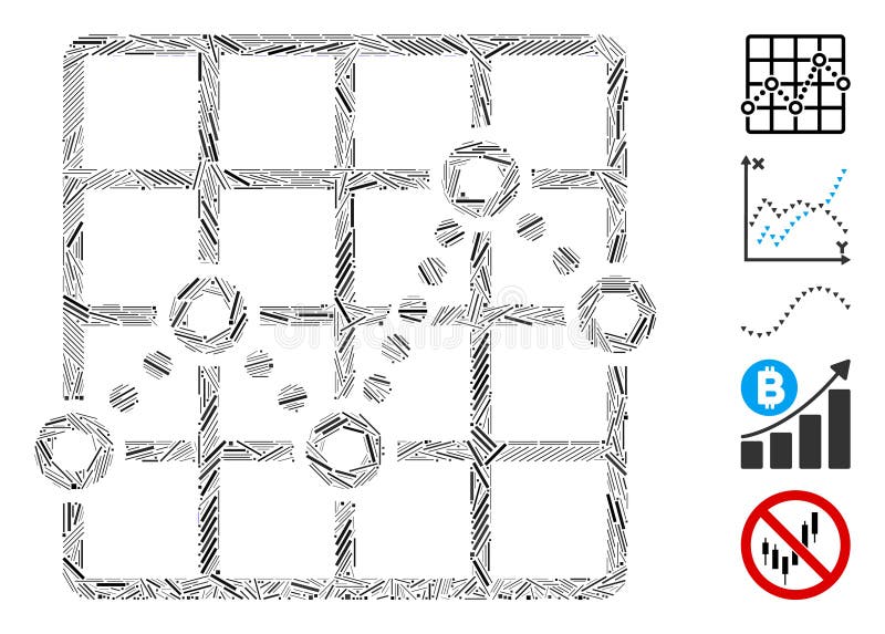 Dash Collage Line Plot Icon Stock Illustration - Illustration of ...