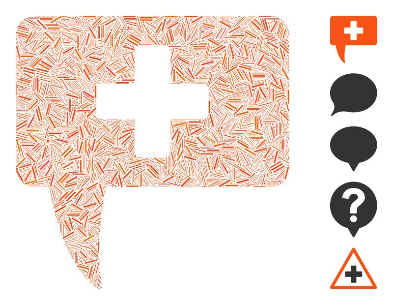 Dash Collage Medical Answer Icon Stock Illustration - Illustration of ...