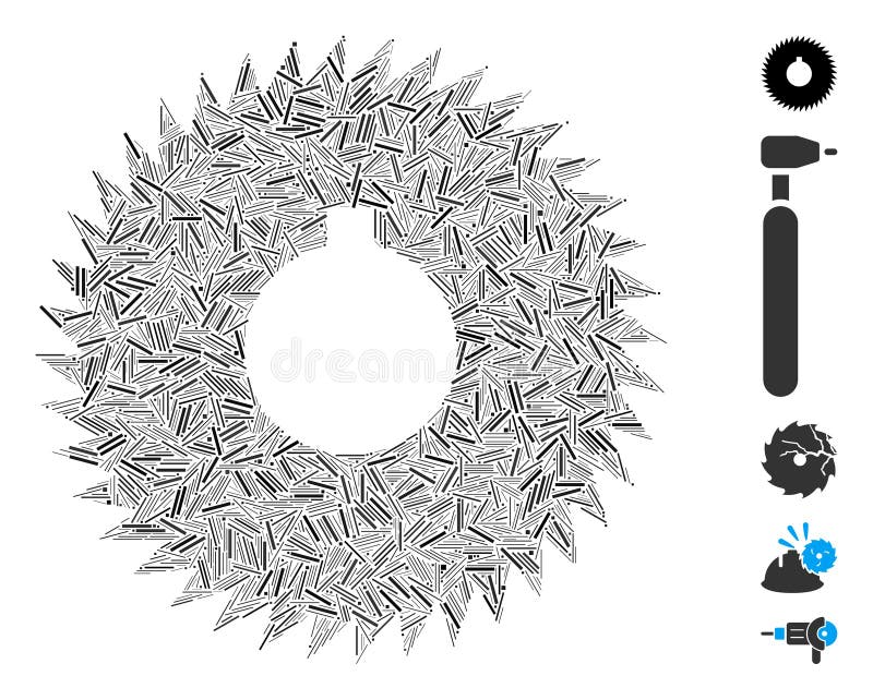 Dash Collage Milling Cutter Icon Stock Illustration - Illustration of ...