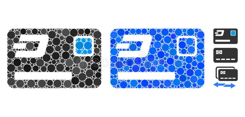 Dash Credit Card Composition Icon of Spheric Items Stock Vector ...