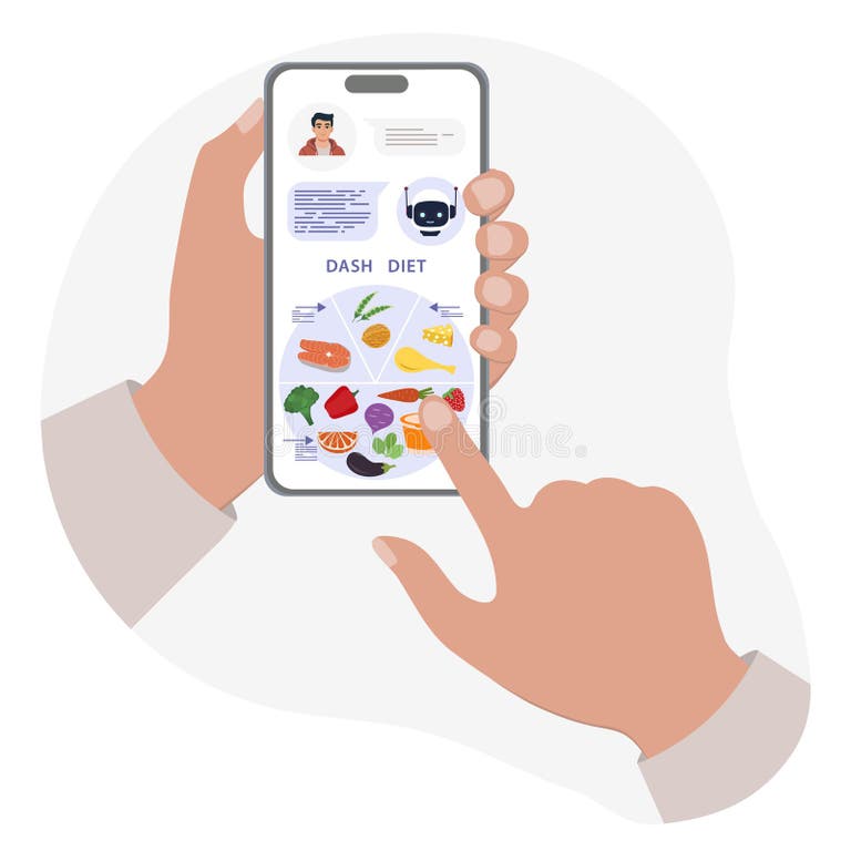 Concept Diet App Stock Illustrations – 9,778 Concept Diet App Stock ...
